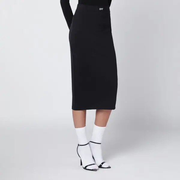 OFF-WHITE™ Logo Pencil Skirt