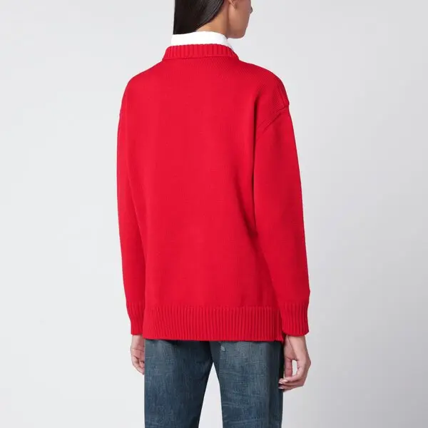 Prada Wool Sweater With Bow Detail
