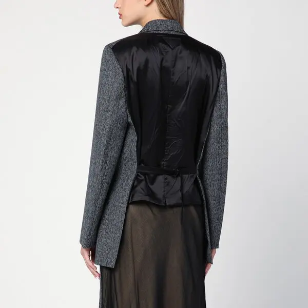 Prada Double-breasted Prince Of Wales Jacket