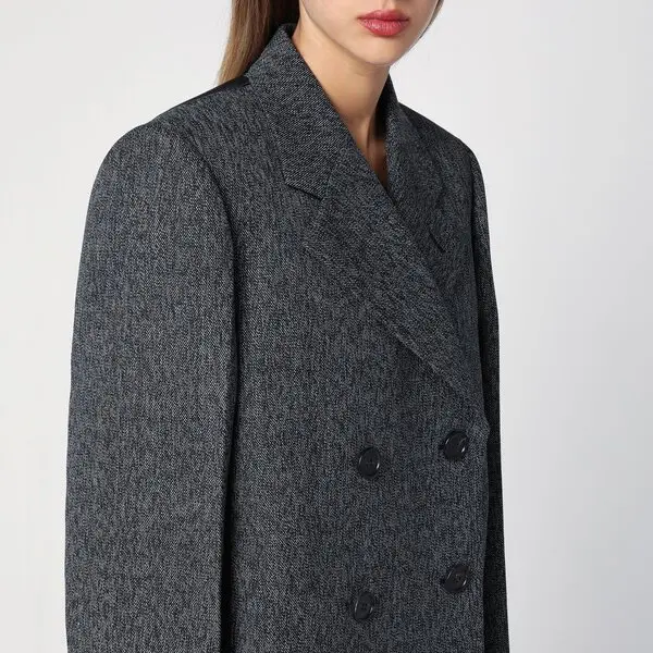 Prada Double-breasted Prince Of Wales Jacket