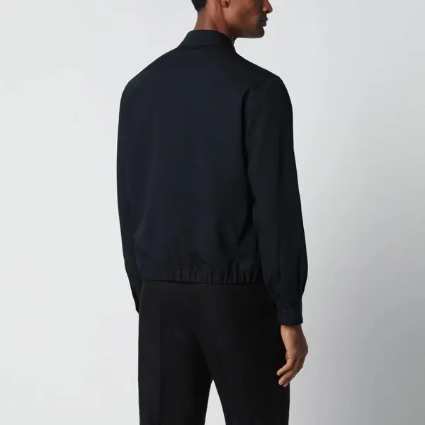 LARDINI Virgin Wool Shirt Jacket