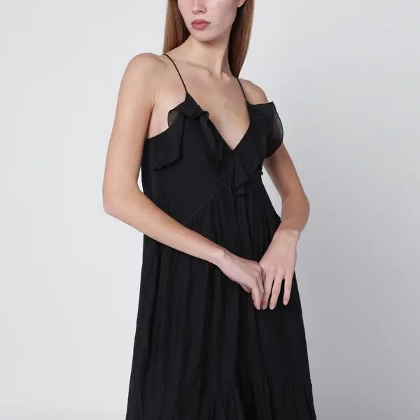 Isabel Marant Étoile Cotton Voile Ruffled Dress