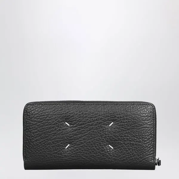 MAISON MARGIELA Four Stitches Zip-around Wallet - Black