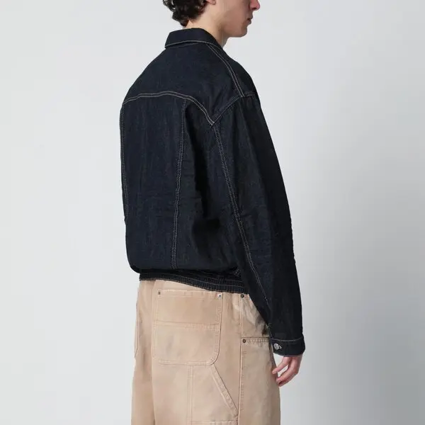 Dsquared2 Navy Zip-up Denim Jacket