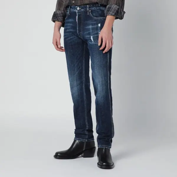 Dsquared2 Slim-fit Distressed Denim Jeans