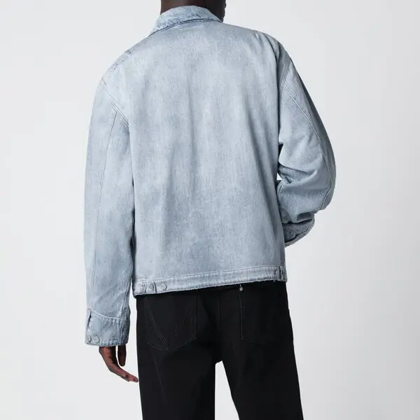 MAISON MARGIELA Washed Denim Zip-up Jacket