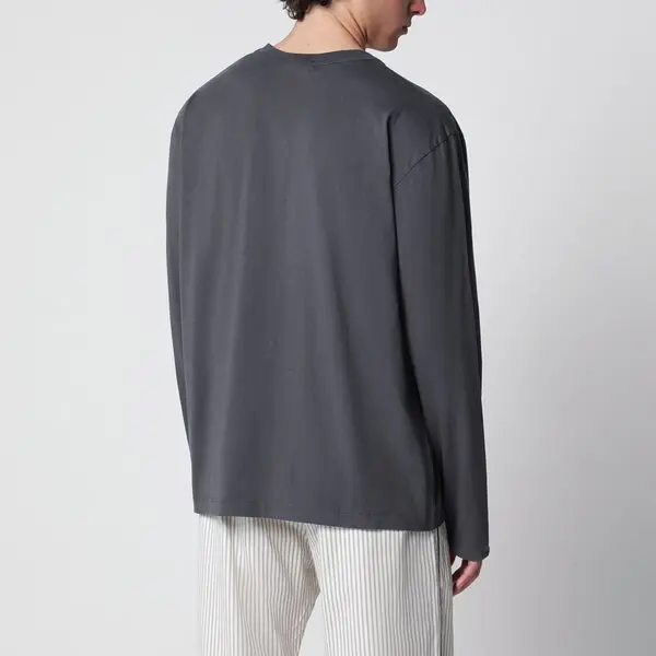 TEKLA Black Washed Long-sleeve T-shirt
