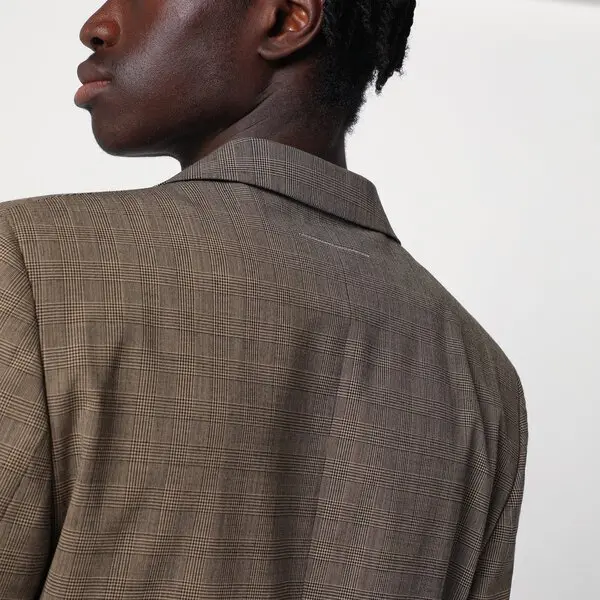 MAISON MARGIELA Single-breasted Checked Blazer