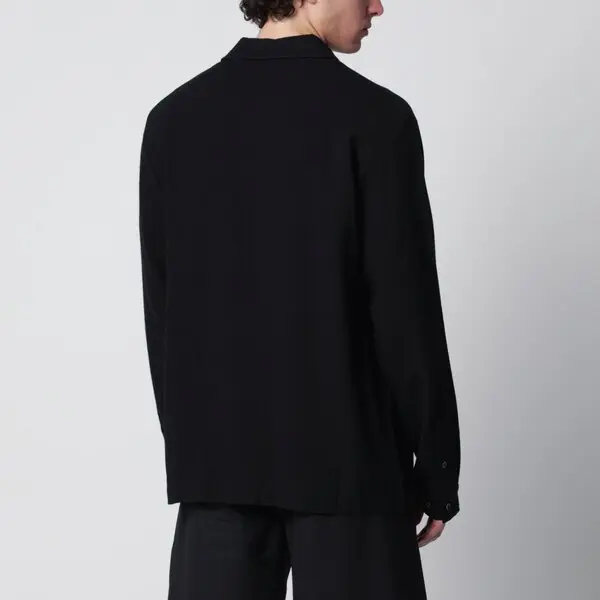 Séfr Sense Wool-blend Crêpe Shirt