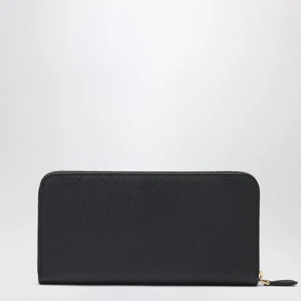 Prada Large Saffiano Wallet - Black