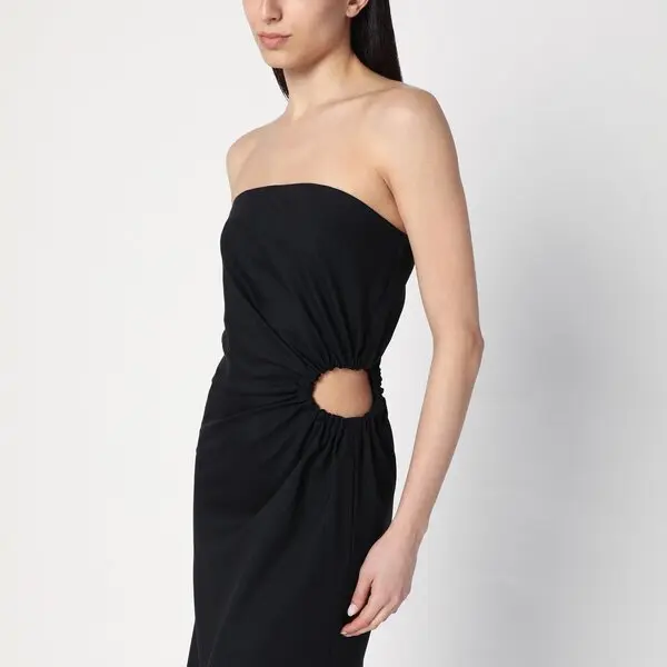 Max Mara Wool Blend Bustier Dress