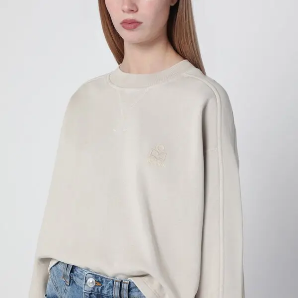 Isabel Marant Étoile Crewneck Sweatshirt With Embroidered Logo