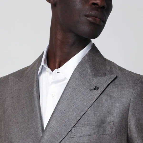 Tagliatore Silk And Wool Double-breasted Jacket