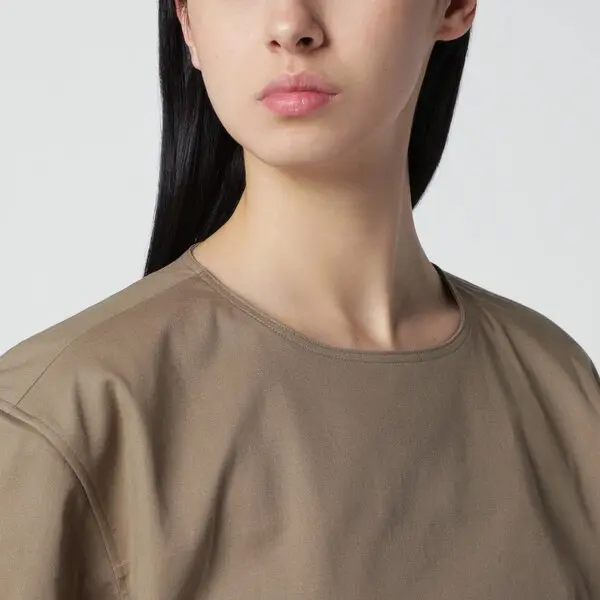 THELATEST Short-sleeve Cotton Top