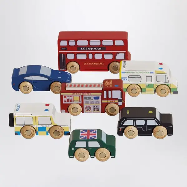 LE TOY VAN Educational British Cars Playset - Multicolor