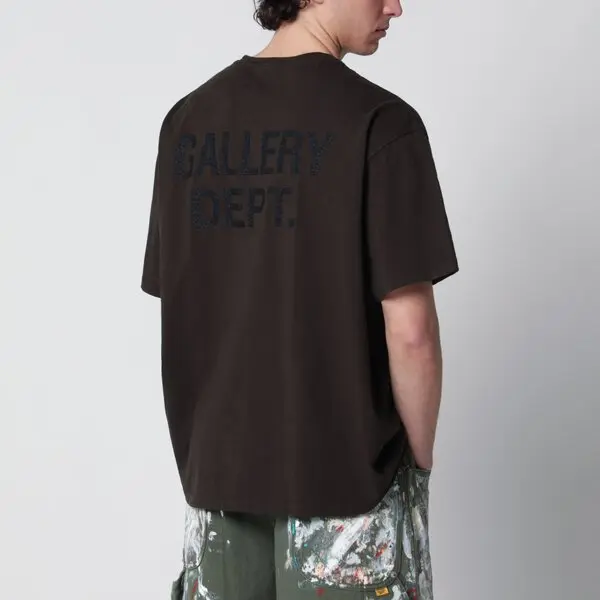 GALLERY DEPT. Graphite T-shirt With Logo Print