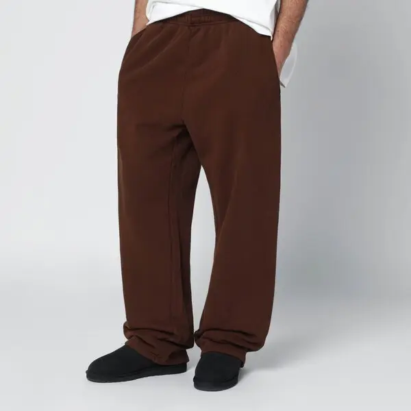 ENTIRE STUDIOS Dark Cotton Joggers - Brown