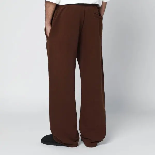 ENTIRE STUDIOS Dark Cotton Joggers - Brown