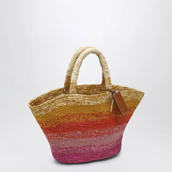 Manebí Raffia Panier Bag - Multicolor