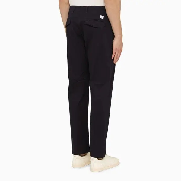 DEPARTMENT 5 Navy Cotton Trousers - Blue