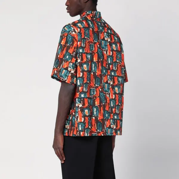 Prada Multicoloured Cotton Print Shirt