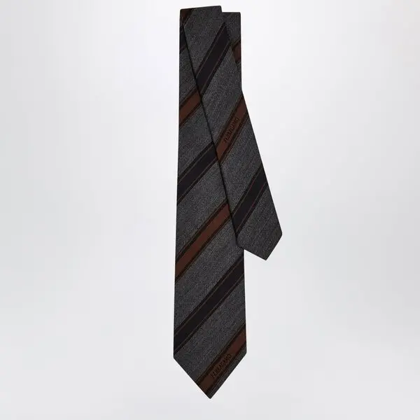 FERRAGAMO Regimental Jacquard Tie