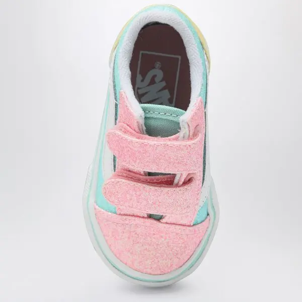 VANS Glitter Sneakers With Side Stripe And Waffle Sole - Multicolor