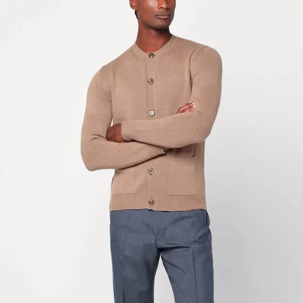 Prada Cashmere Crew Neck Cardigan
