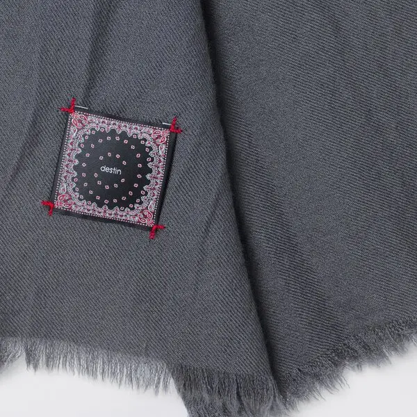Destin Wool Scarf - Grey