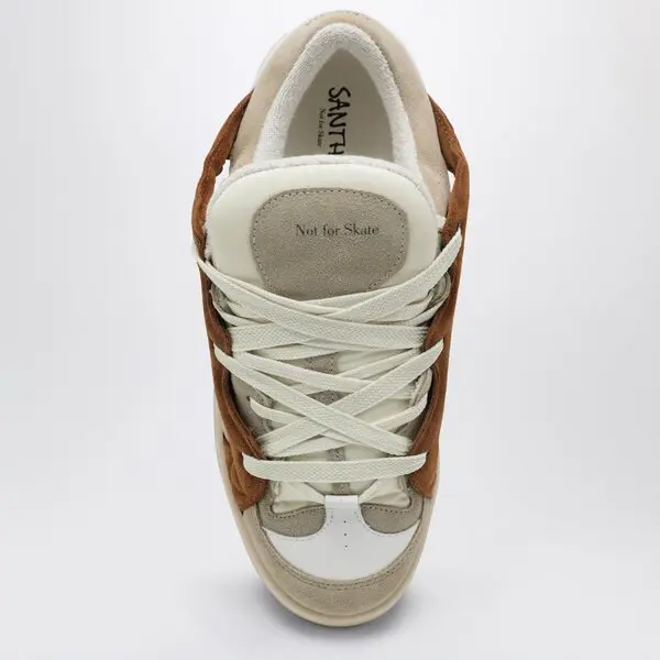 SANTHA Mesh And Suede Sneakers