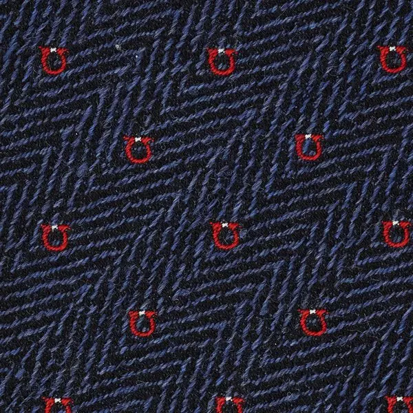 FERRAGAMO Gancini Chevron Neck Tie