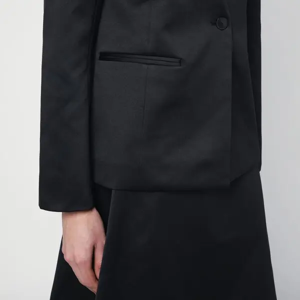 THE GARMENT Single-breasted Cotton Blend Jacket