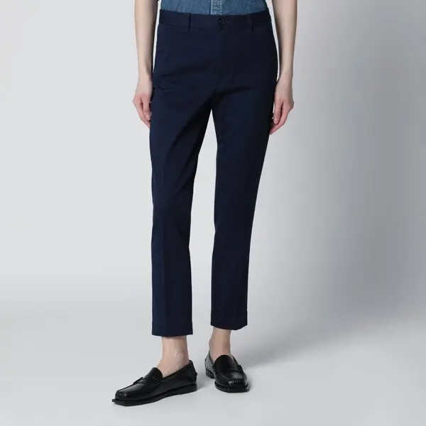 Polo Ralph Lauren Navy Cotton Trousers