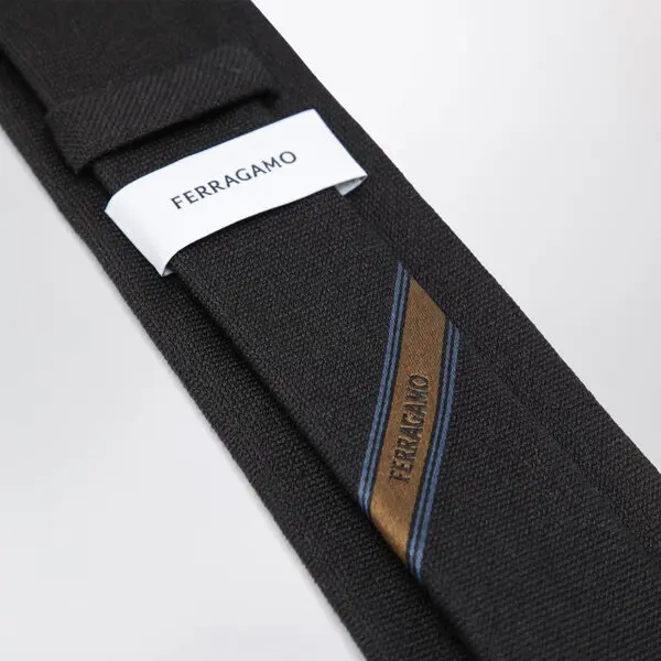 FERRAGAMO Silk And Cashmere Tie
