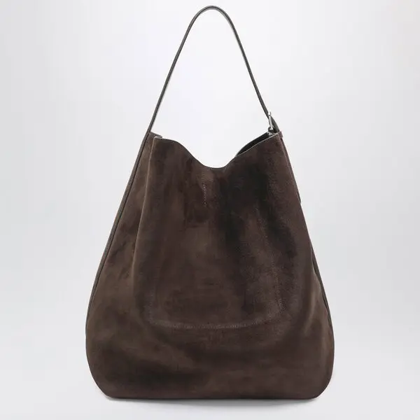 TOTEME Suede Tote Bag - Brown