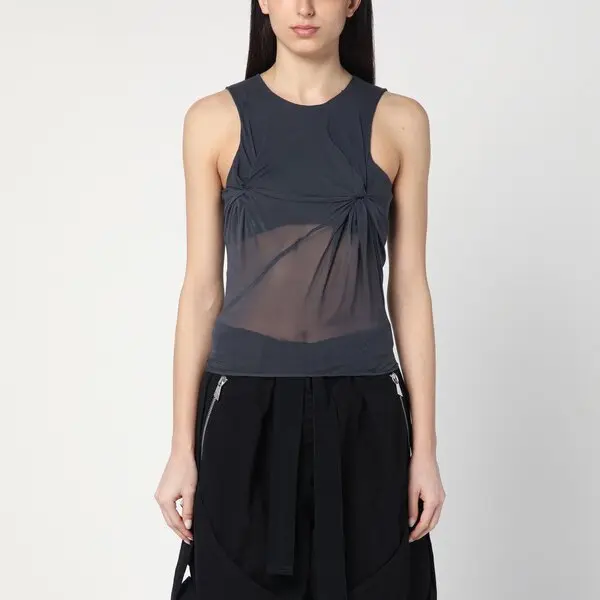 Attico Silk Tank Top