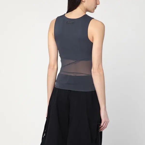 Attico Silk Tank Top