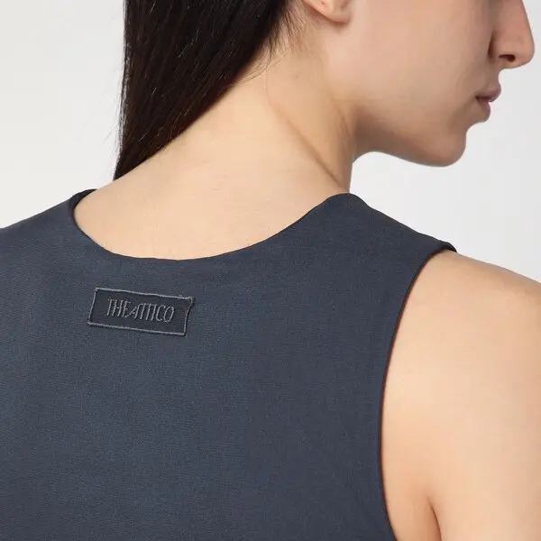 Attico Silk Tank Top