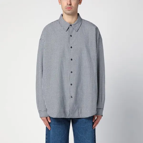 NEW AMSTERDAM SURF ASSOCIATION Wool Blend Checked Shirt