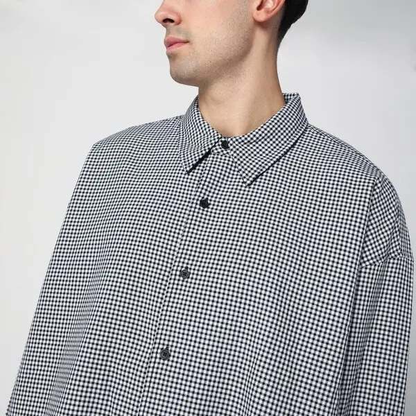 NEW AMSTERDAM SURF ASSOCIATION Wool Blend Checked Shirt