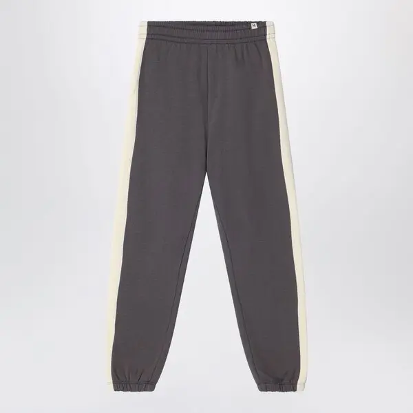 MINI RODINI Organic Cotton Jogging Trousers With Side Stripe