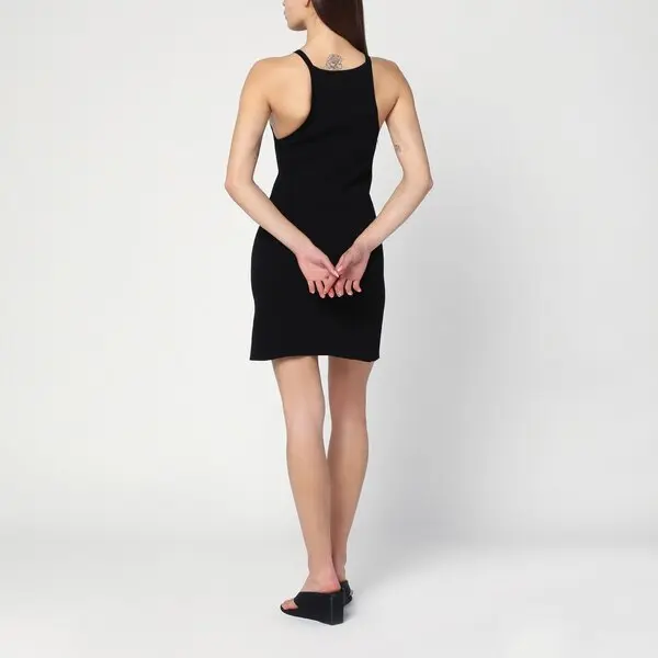 COURREGES Ribbed Sleeveless Mini Dress