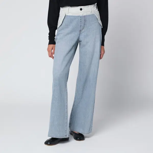 Sacai Two-tone Denim Jeans