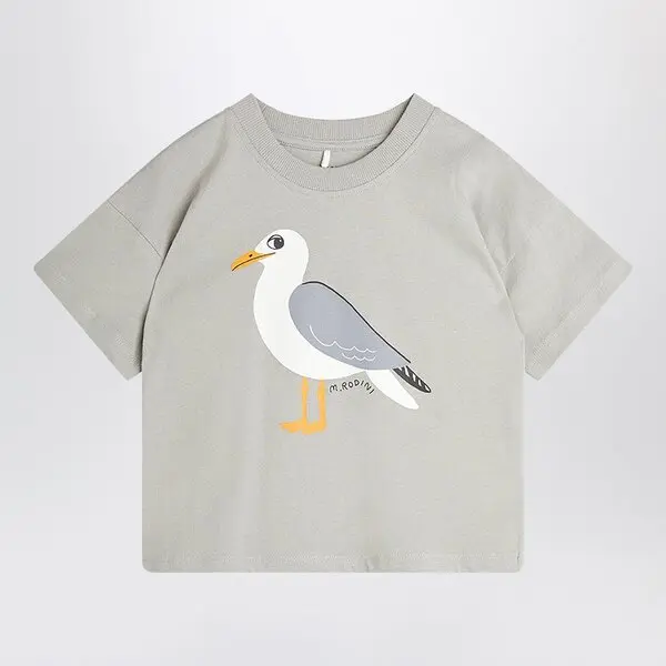 MINI RODINI T-shirt With Seagull Print