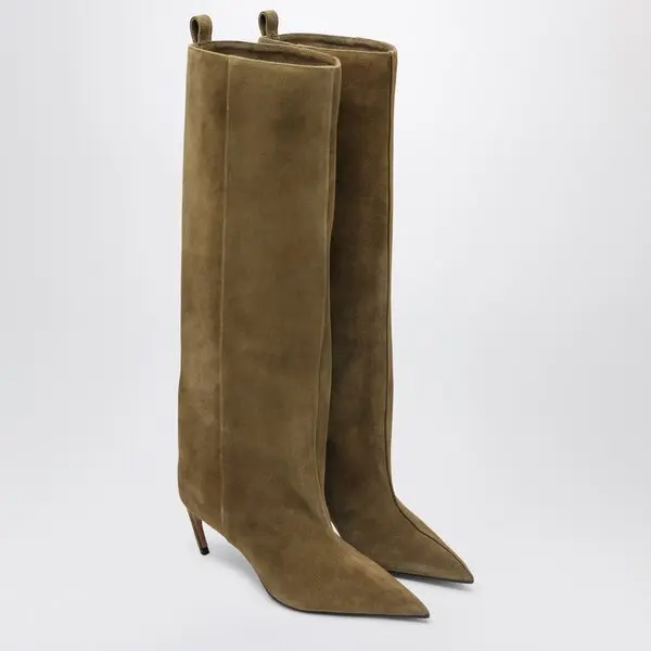 Attico Lea Military High Boot - Green