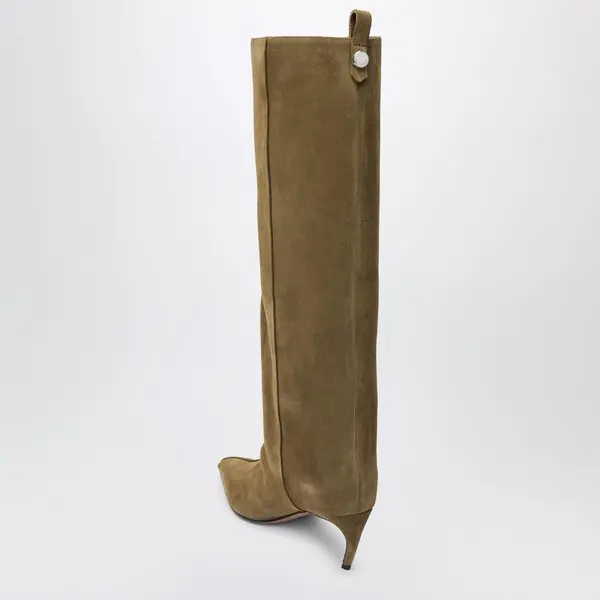 Attico Lea Military High Boot - Green