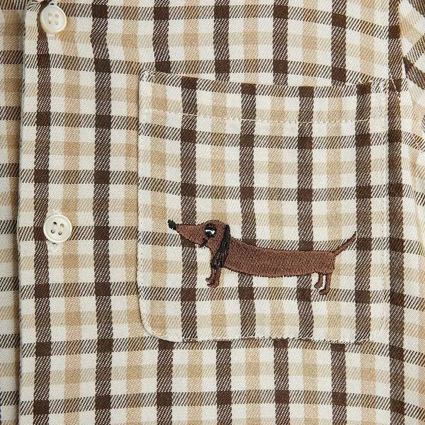 MINI RODINI Checked Organic Cotton Shirt