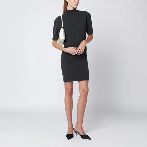 Jacquemus Dark Wool And Cashmere Dress