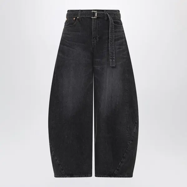 Sacai Wide-leg Denim Trousers
