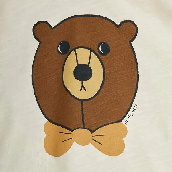MINI RODINI Bear Print T-shirt